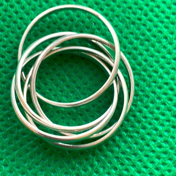 Jewelry | 5 Sterling Silver Rolling Ring S 5 Vintage | Poshmark